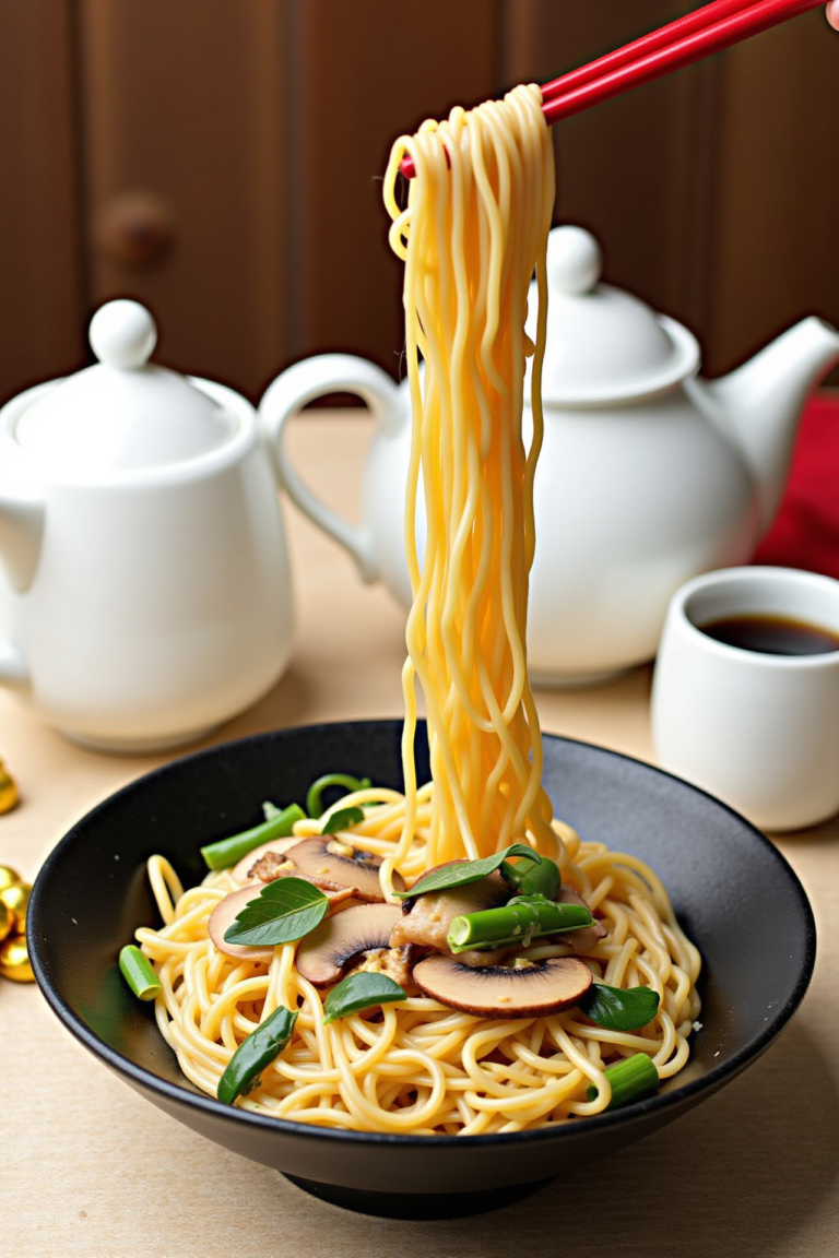 Long Life Noodles (Yi Mien): A Timeless Recipe for Longevity and Joy ...